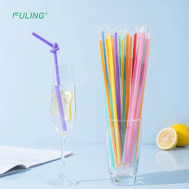 Professional Manufacturer Multi-color Plastic Straws Long Straws ...