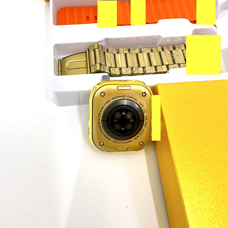 New C9 Ultra Max Smart Watch 9 Big Gold Watch 2.01 Inch Hd Wireless ...