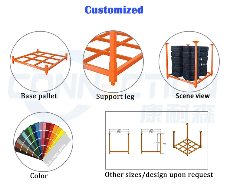 60" 60" Detachable Powder Coated Transport Large Warehouse Industrial ...
