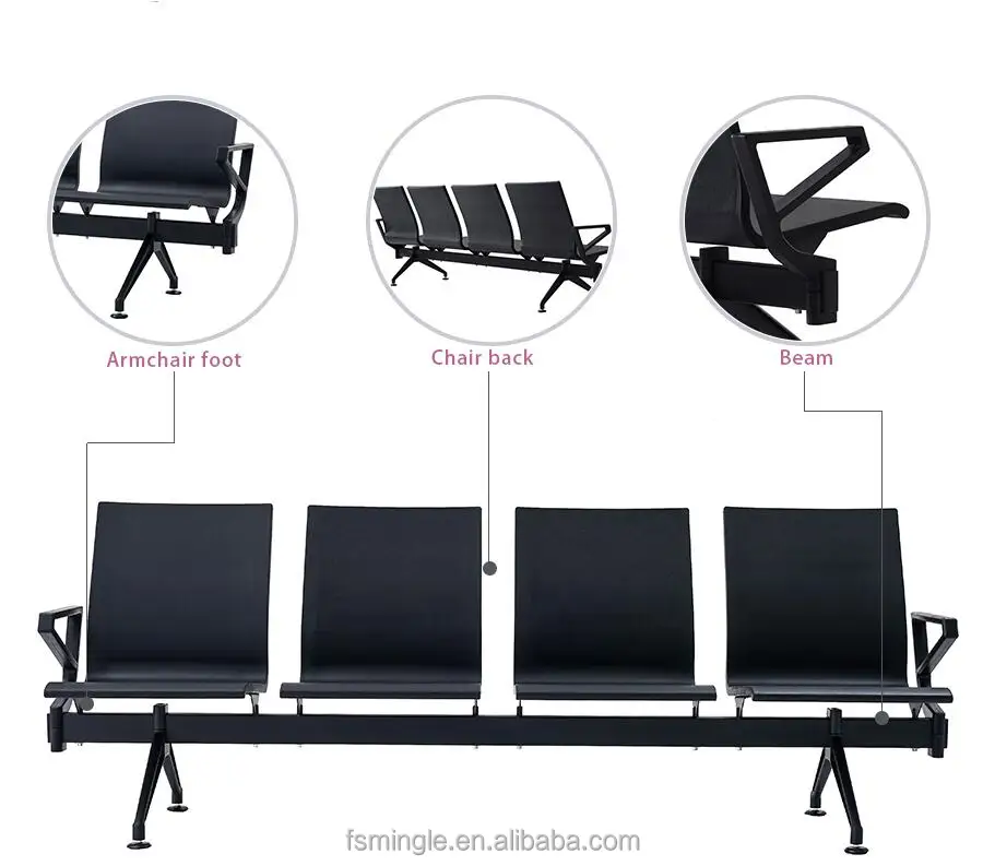 Modern Bus Station Waiting Area Chair Hospital Airport Office Waiting ...