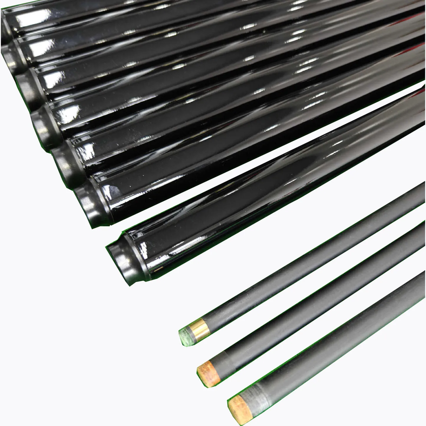Pool Cue with Single Carbon Fiber Shaft - Low Deflection