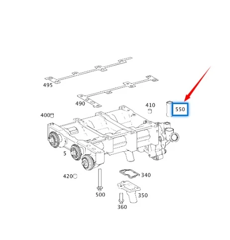 2711870201 Fuel Line for Mercedes-Benz M271 - Replace/repair