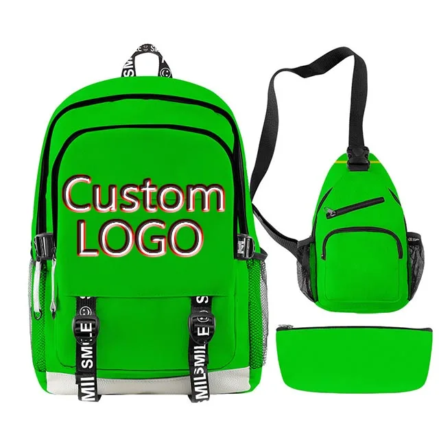 In Stock 3d Digital Printing Backwoods Back Pack Laptop Travel Book ...