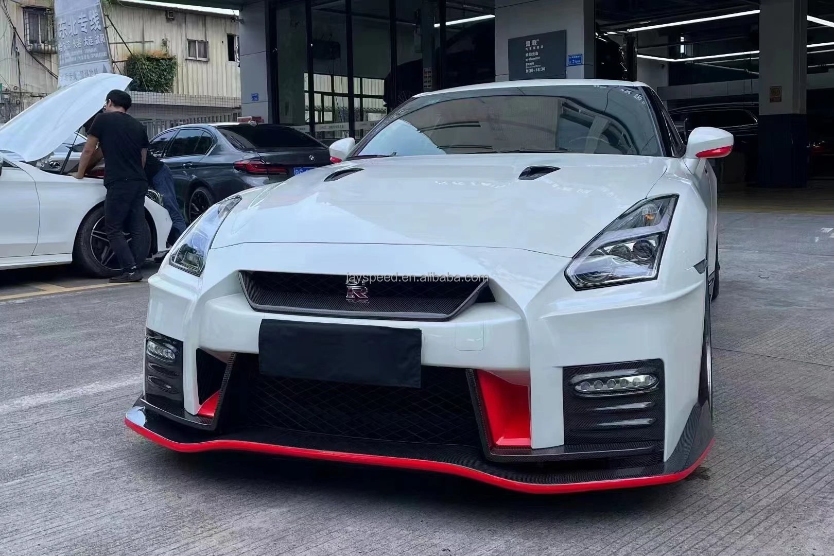 Jayspeed Bodykit Upgrade To N-ismo Style For Nissan Gtr R35 Front ...