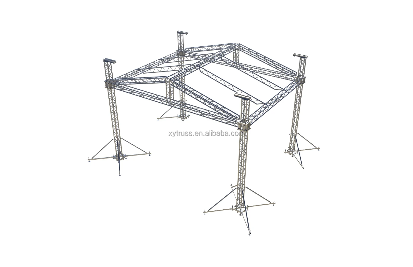 Outdoor Gymnasium Performance Triangular Roof Truss| Alibaba.com
