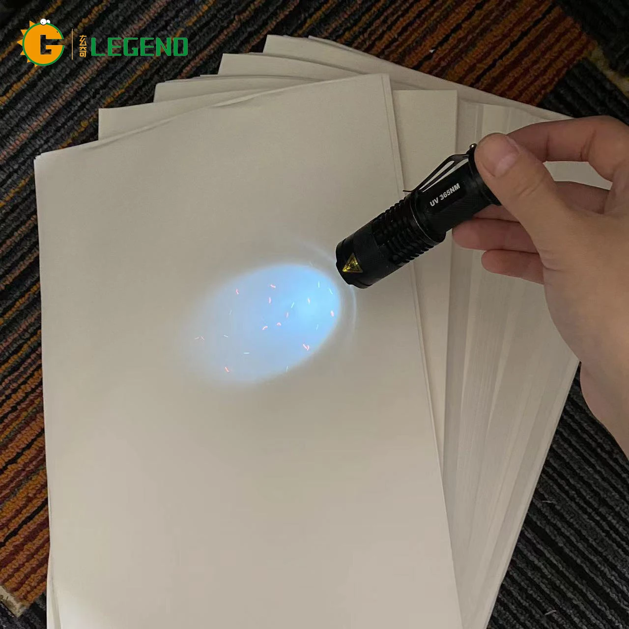 GDLEGEND 45g 100pcs Bond Paper A4 with Embedded Security UV Invisible ...