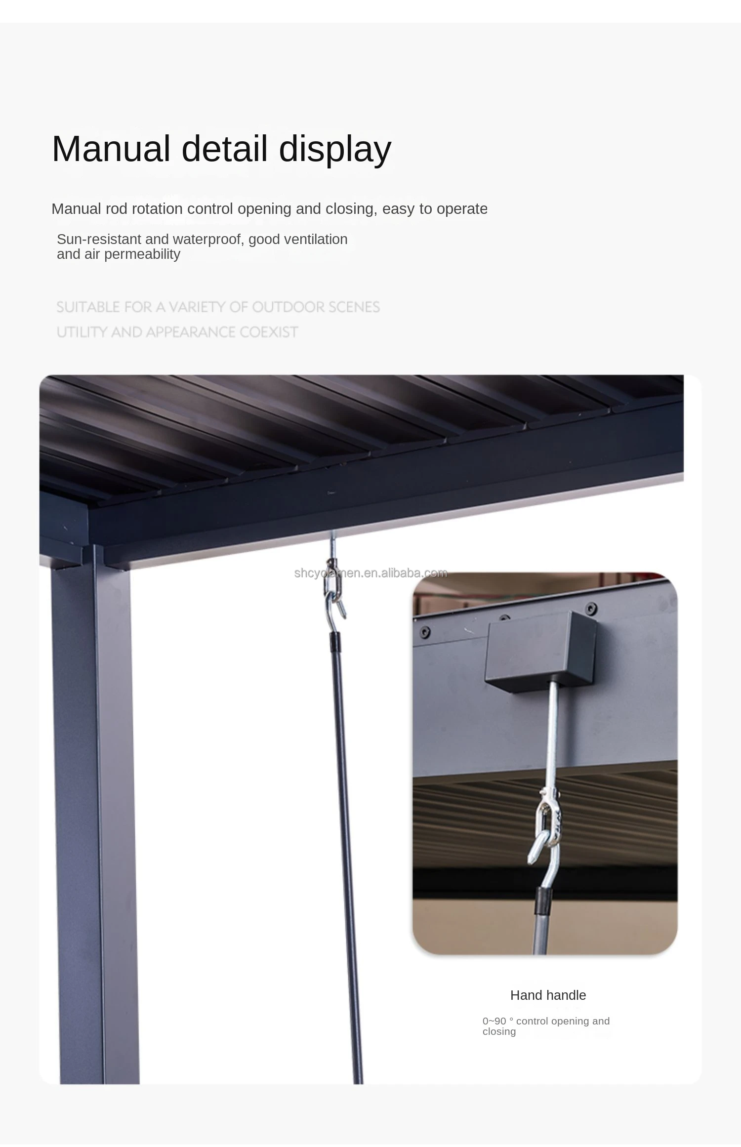 Motorized Automatic Roller Blinds Patio Tends Transparent Sunscreen ...