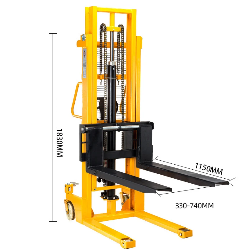 European Warehouse Hand Mini Lifter Stacker Forklift Lifter Rough ...