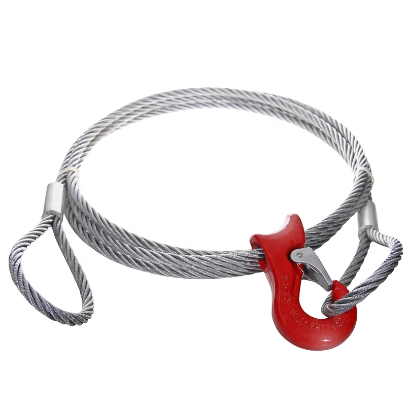 Single Leg Adjustable Wire Rope Sling with Sliding Choker Hook
