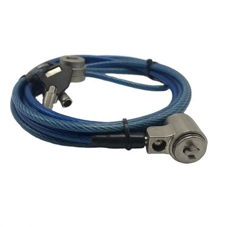 Anli Clear Pvc Coated Cable Security Lock With Coiled End - Buy Clear ...