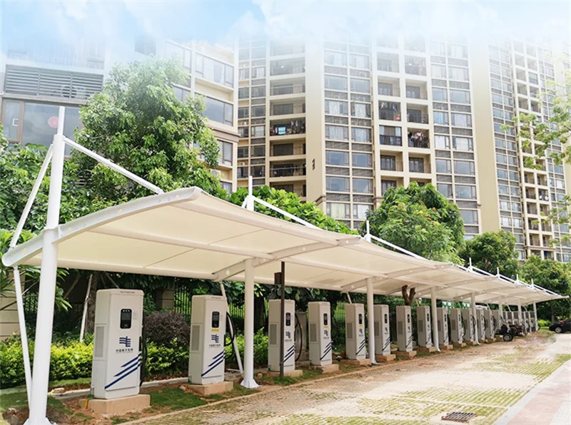 Oem Outdoor Tensioning Membrane Canopy Project Sunshade Electric ...