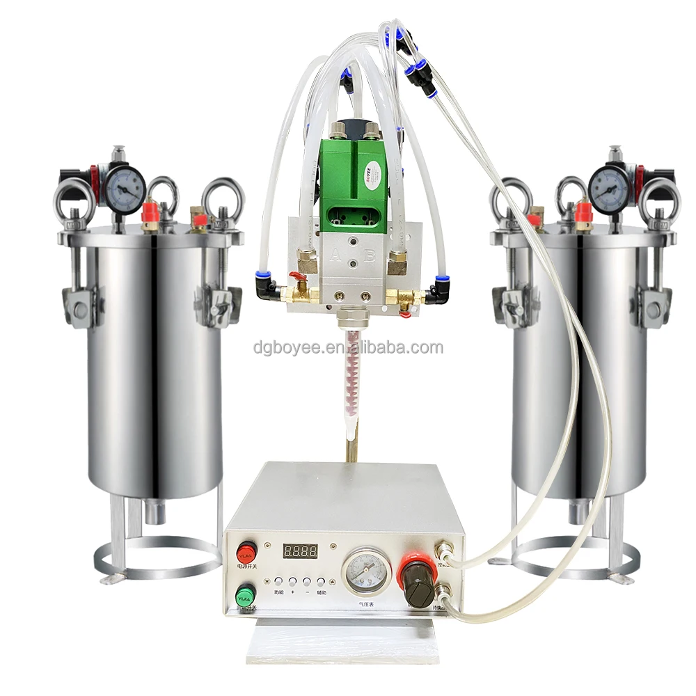 125AB High Viscosity Polyurethane Silicone Mixing Dispenser High Flow ...