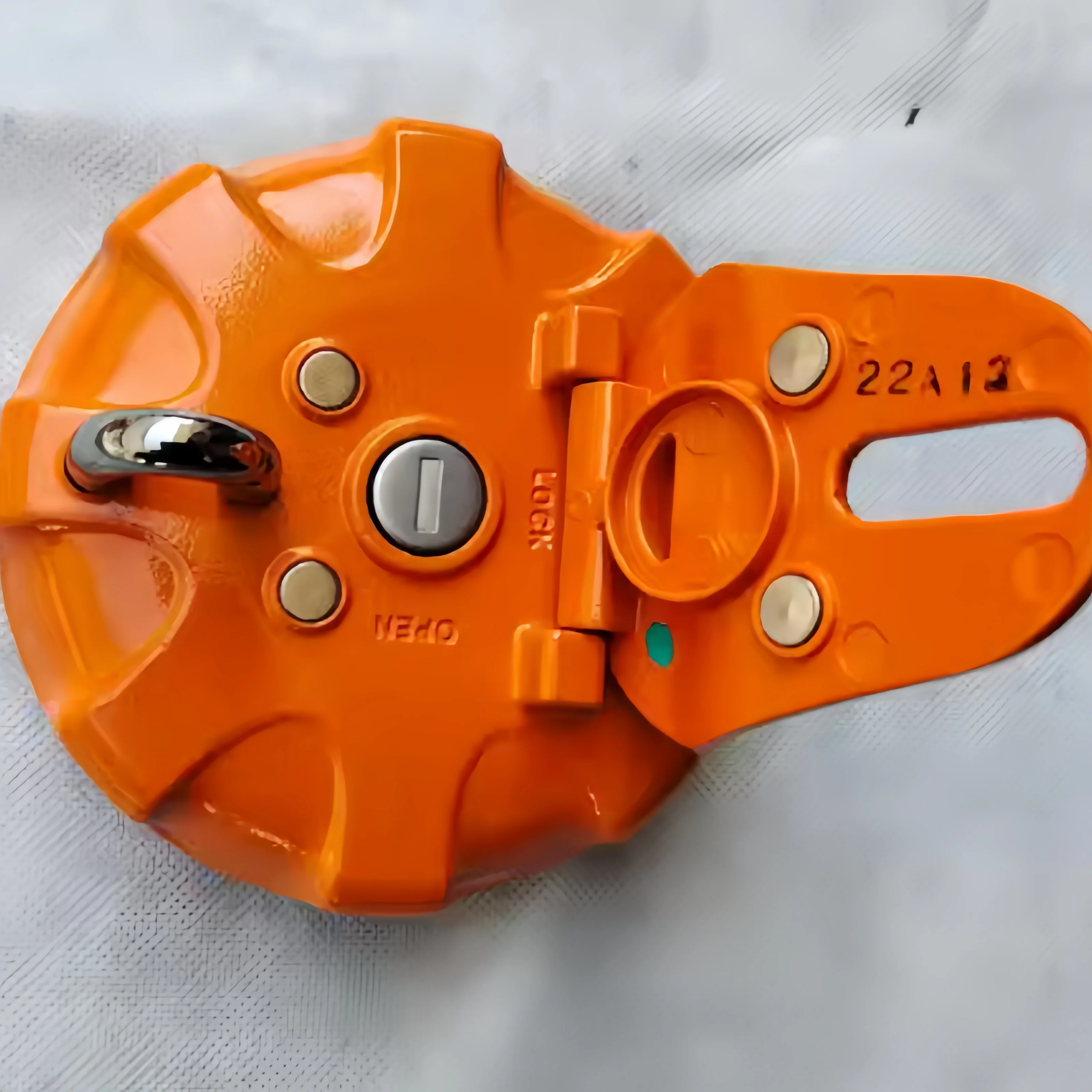 Universal High-Security Diesel Tank Cap Latch New Excavator Locking ...