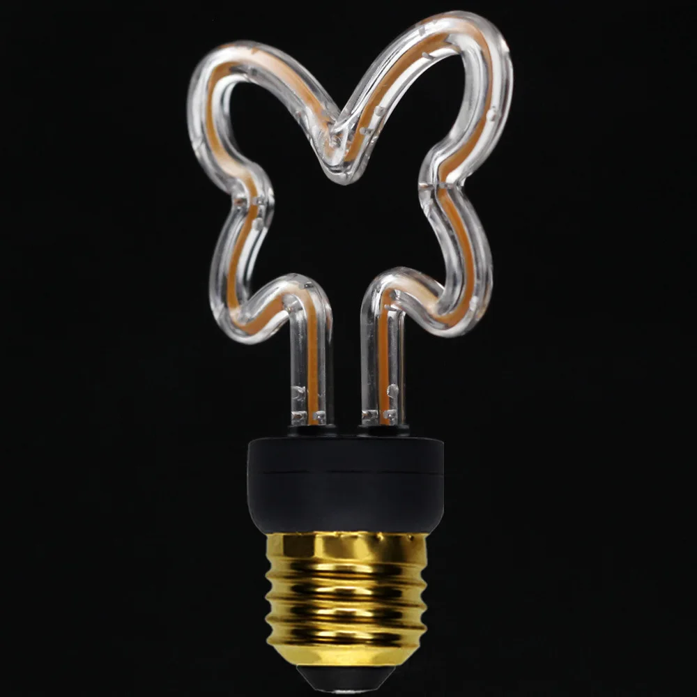 New Shapes Flexible Filament Linear Light Bulb - Retro Soft LED