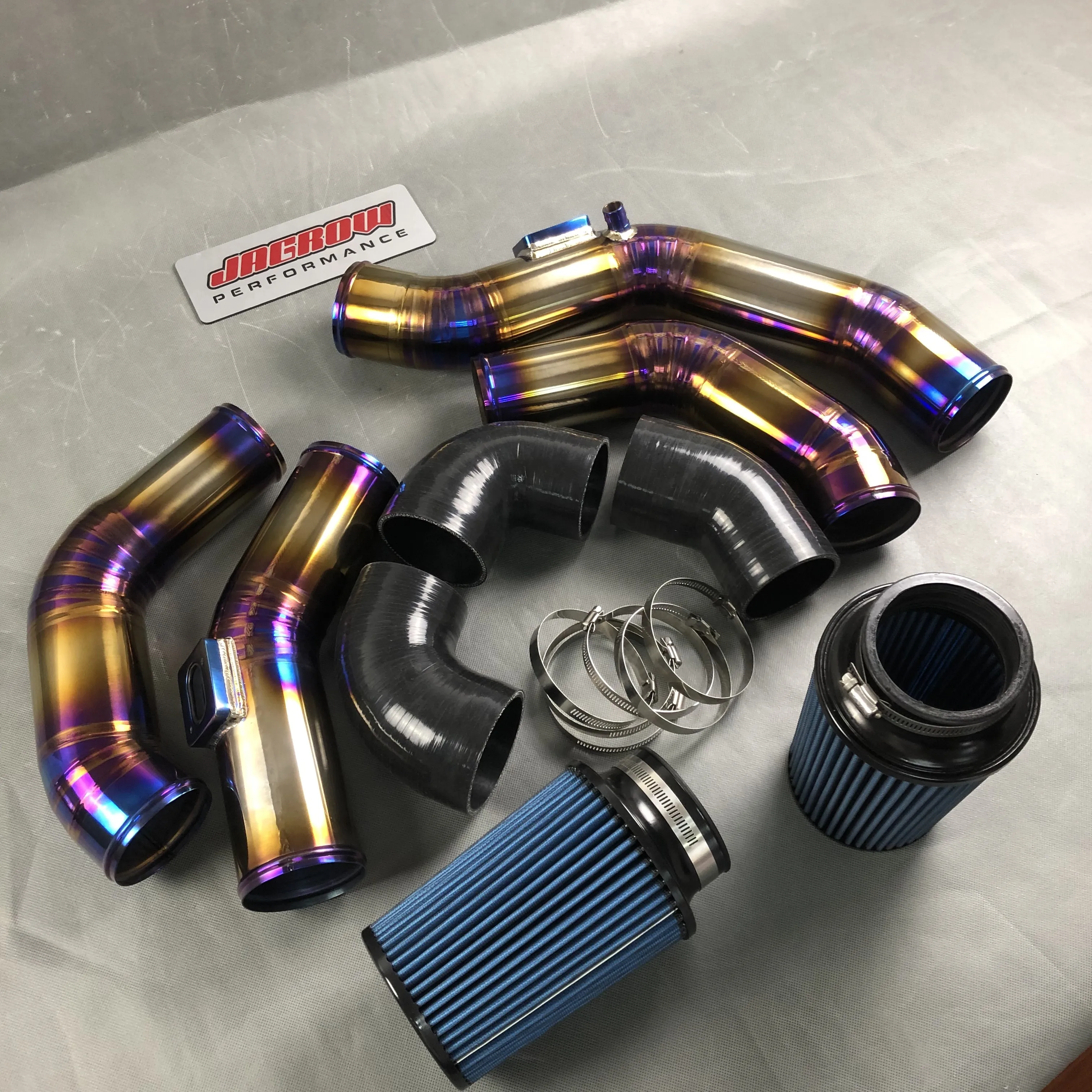 Titanium Front Mount Air Intake Kit For Bmw M3 M4 S55 F80 F82 ...