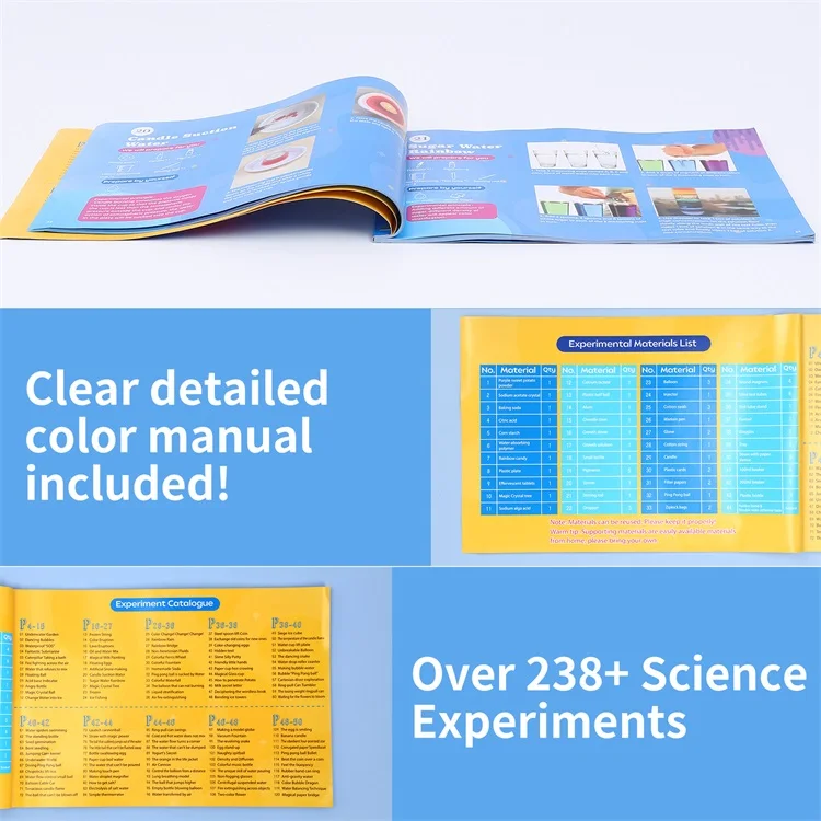 Kids Science Experiment Kit With 238 Magic Scientific Experiments ...