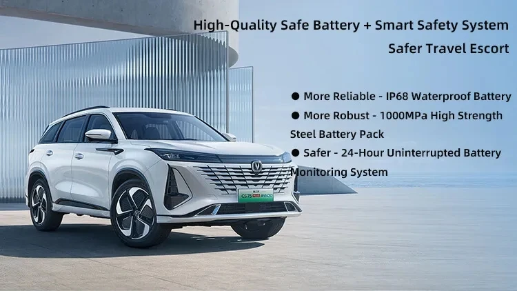 2023 Chinese Car Changan Cs75 Plus Cs75plus Idd Hibrid Phev Electric Ev Cars Fast Electric Car ...