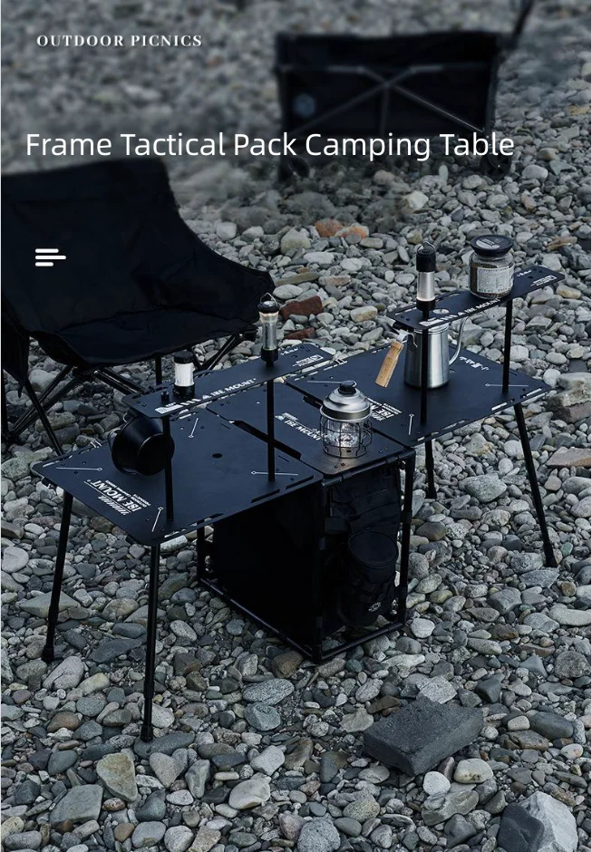 Outdoor Folding Tables, Lightweight Camping Tactical Table, Portable ...