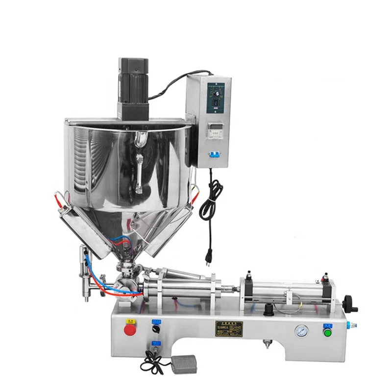 Horizontal Pneumatic Ketchup Chocolate Mixing And Heating Filling ...