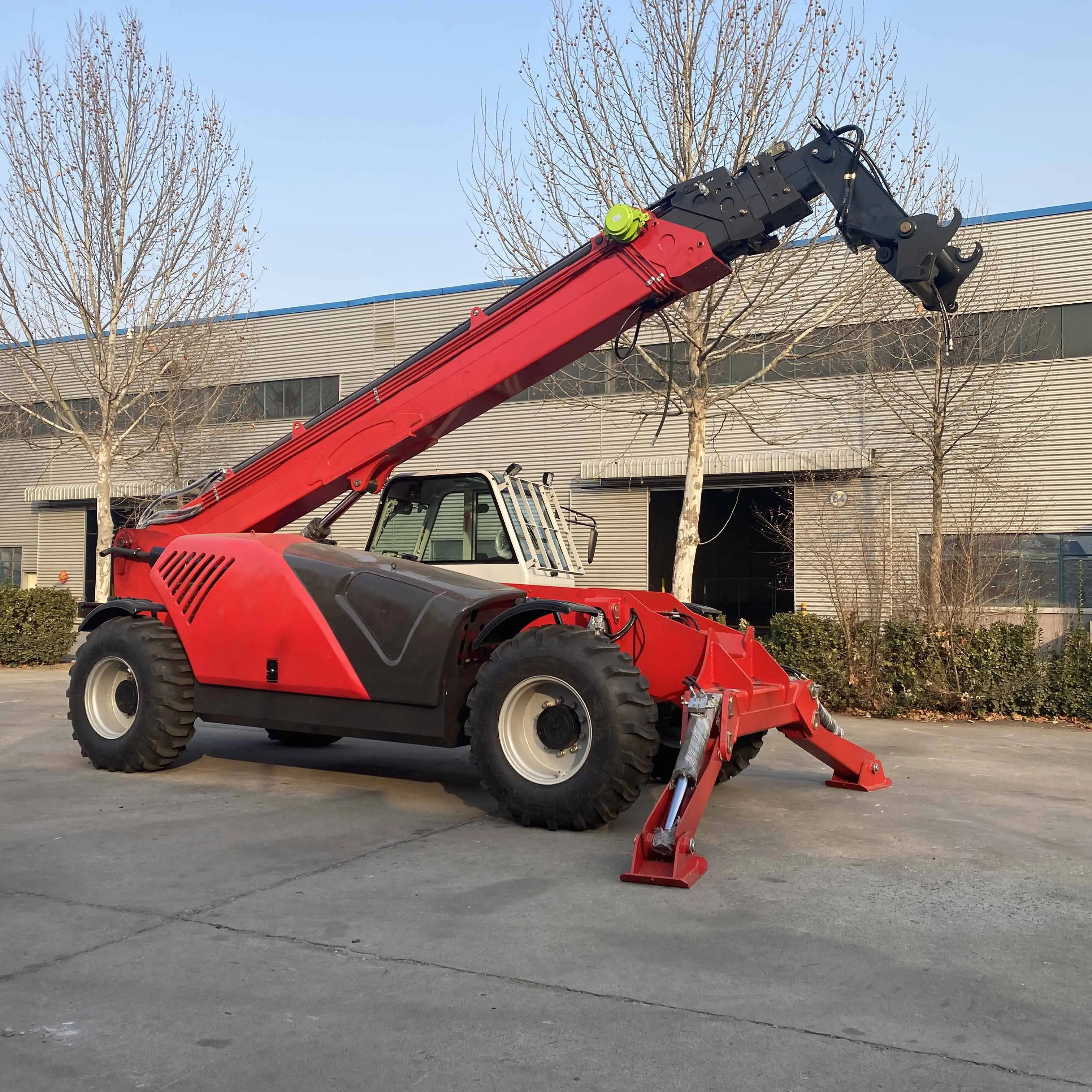 17 Meter Height Telescopic Boom Loaders 4.5ton Telehandlers Forklift ...