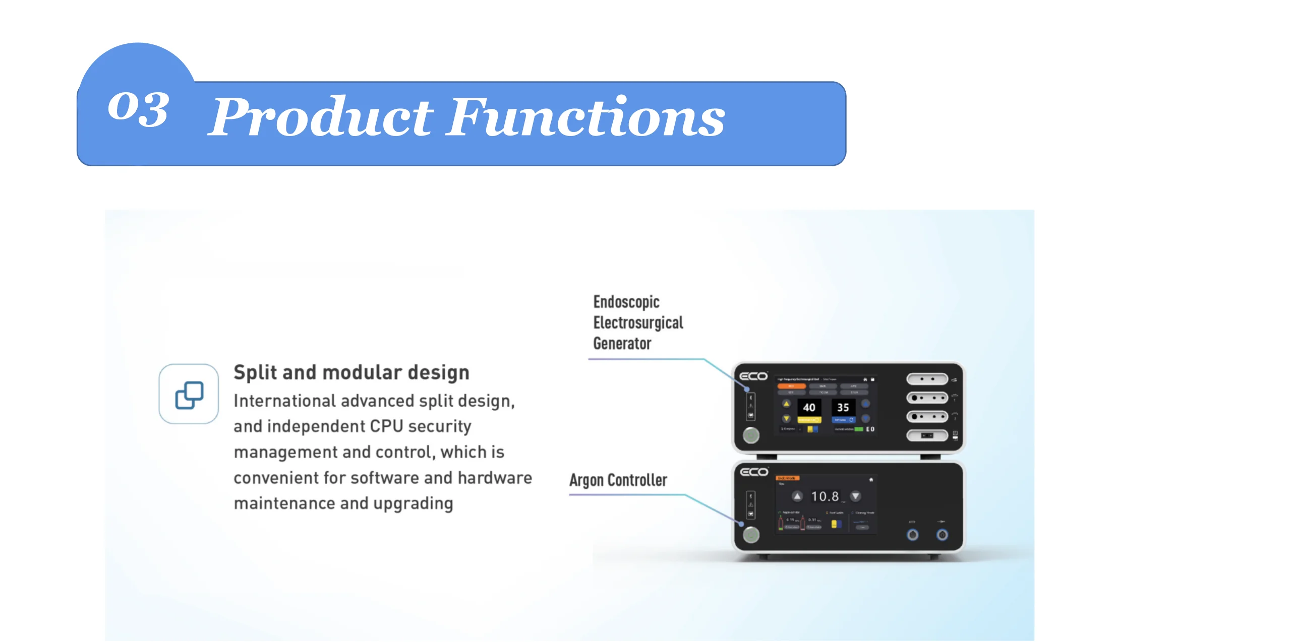 Electrosurgical Generator with Argon Beam Coagulation - Advanced ...