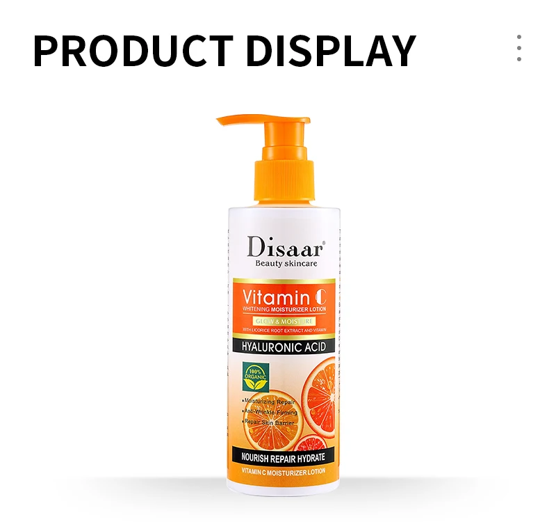 Disaar Vitamin C Whitening Body Lotion for African Skin