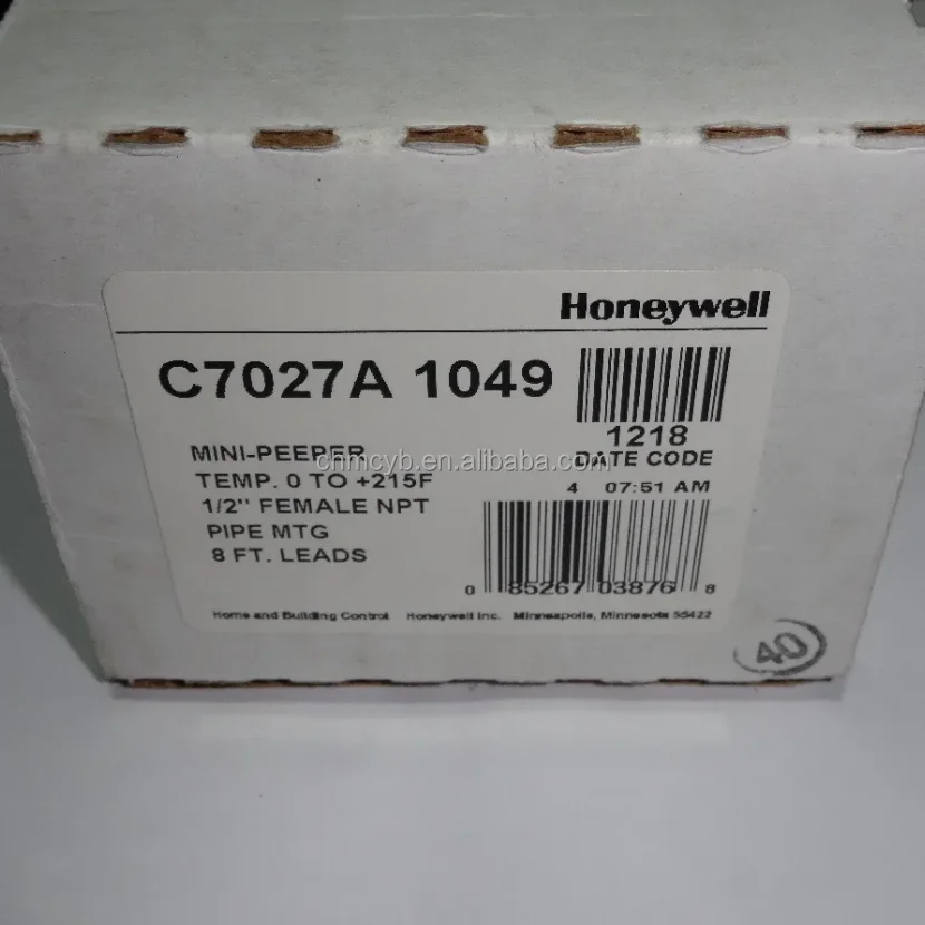 Honeywell C7027a1049 C7927a1016 Ultraviolet Flame Detector For ...
