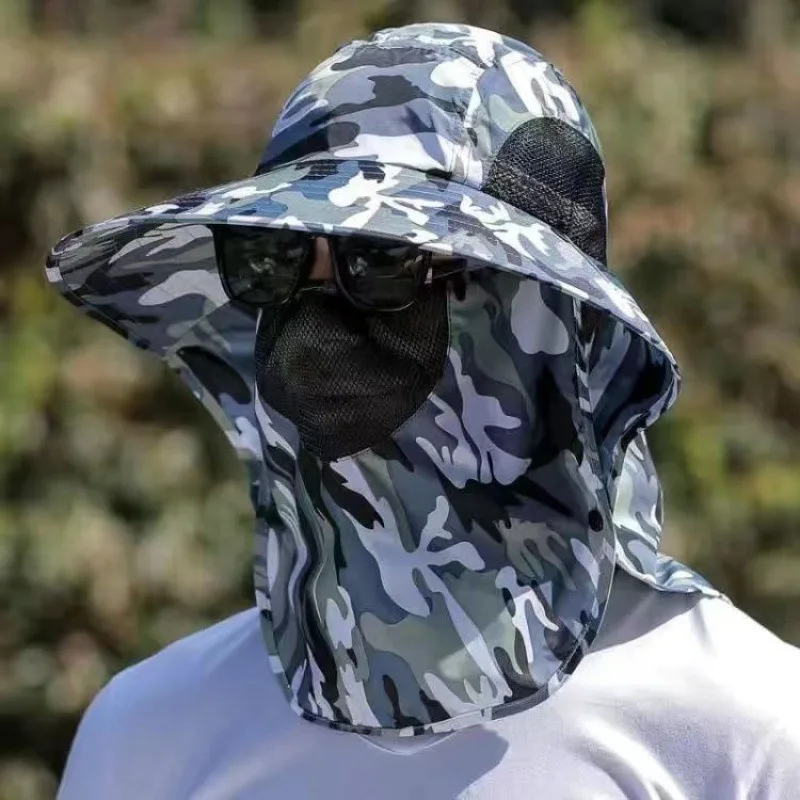 Out Door Hiking Hunting Sun Hat Men's Summer UV Protections