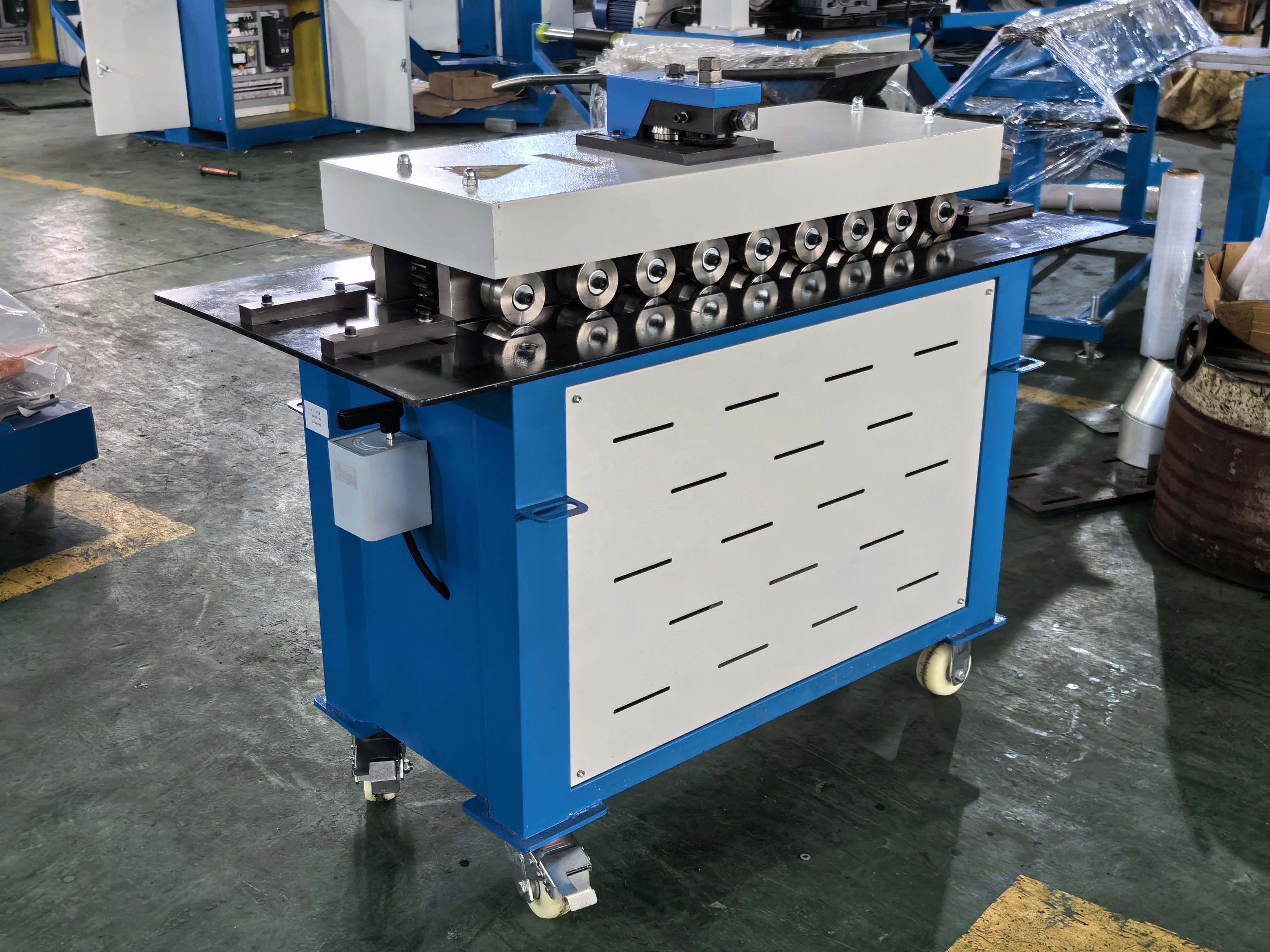 Multifunctional Hvac Duct Pittsburgh Lock Forming Machine with 9 Rolls ...