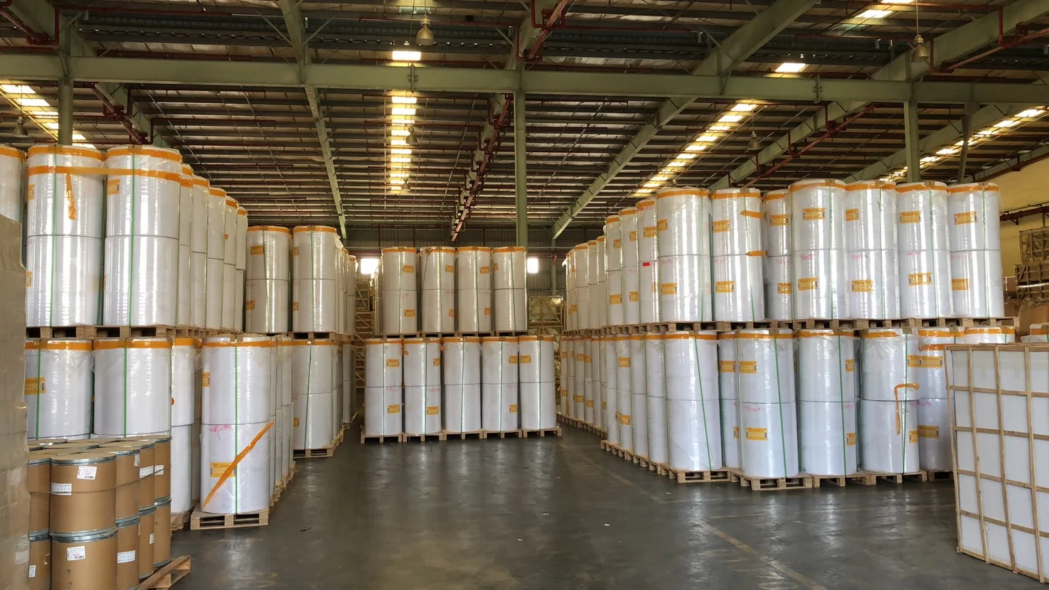 Thermal Paper Big Size Roll 48gsm 55gsm 58gsm 65gsm Thermal Paper Jumbo ...