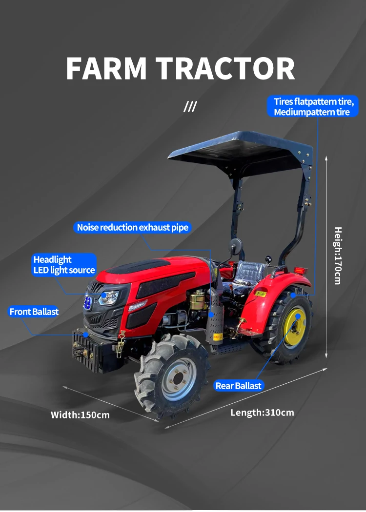 Agricultural Diesel Tractors - High Performance & Reliability