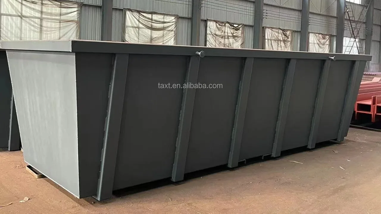 Outdoor Metal Skip Bins Waste Recycling Bin For Effective Treatment ...