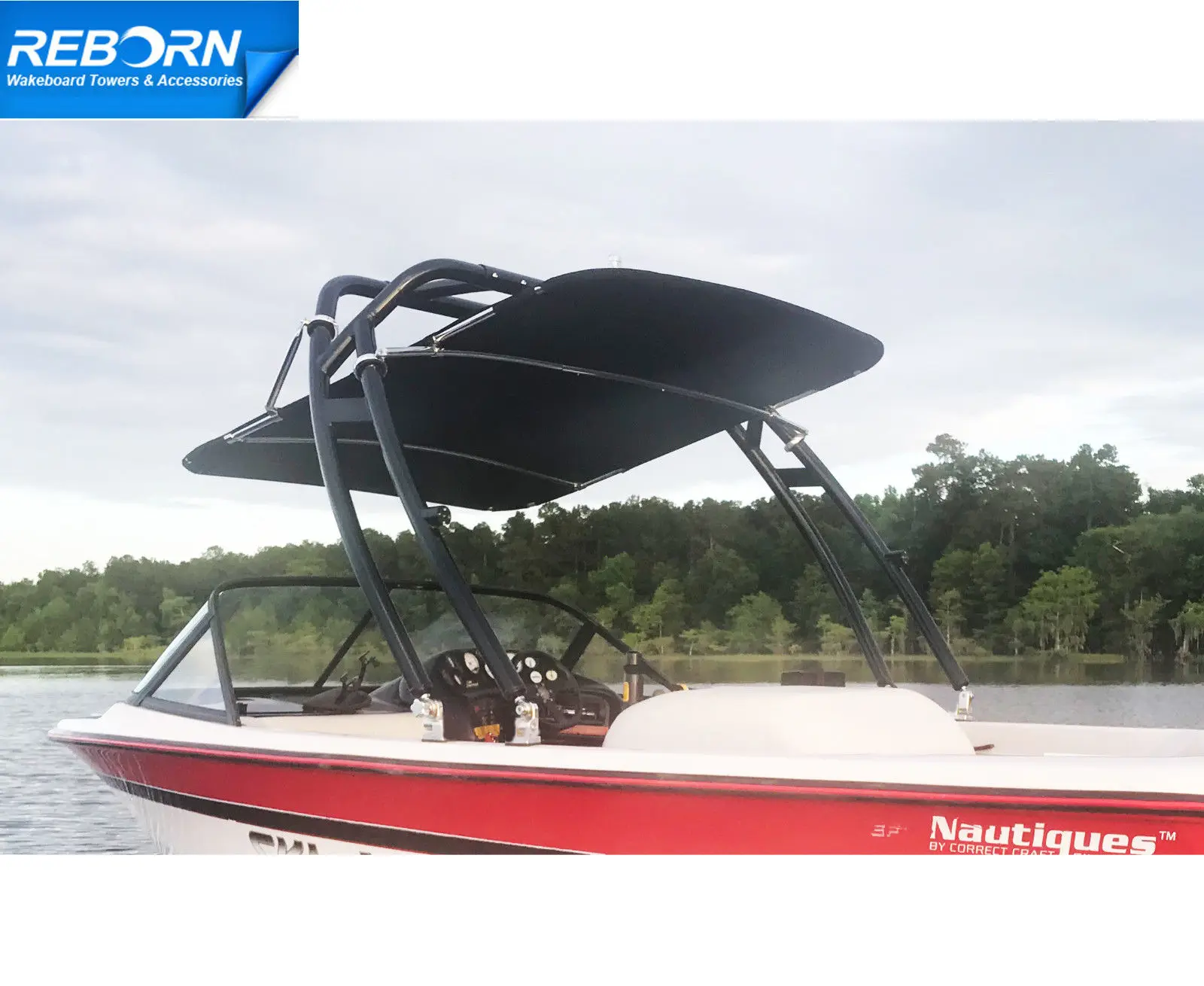 Reborn Launch Boat Wakeboard Towers - Foldable & Easy Installable
