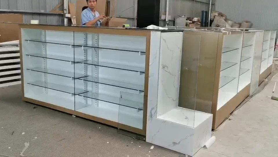 Modern Style Shop Display Counter Design For Computer Cellphone Store ...