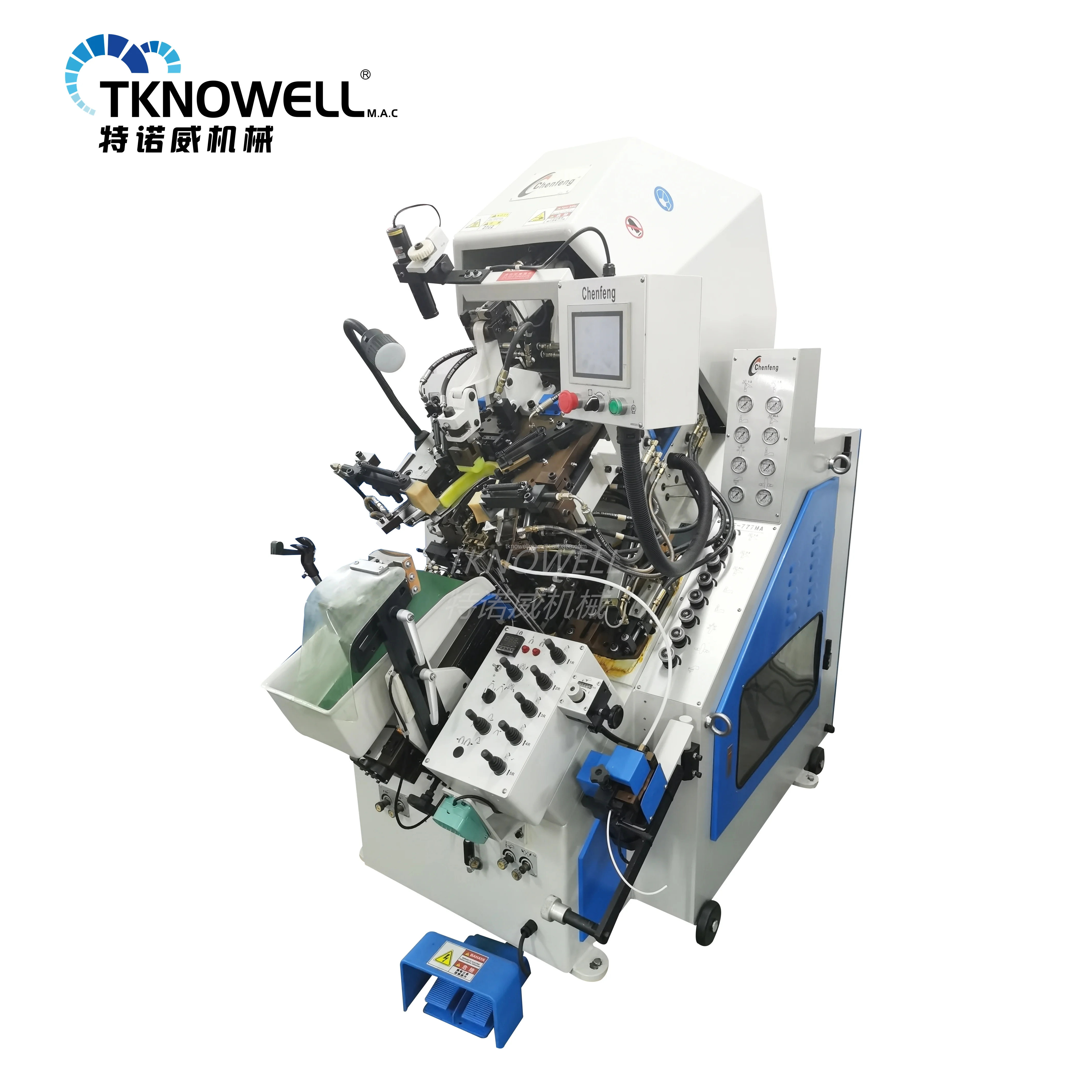 Chenfeng CF-777MA - 9 Pincer Toe Lasting Machine with Glue