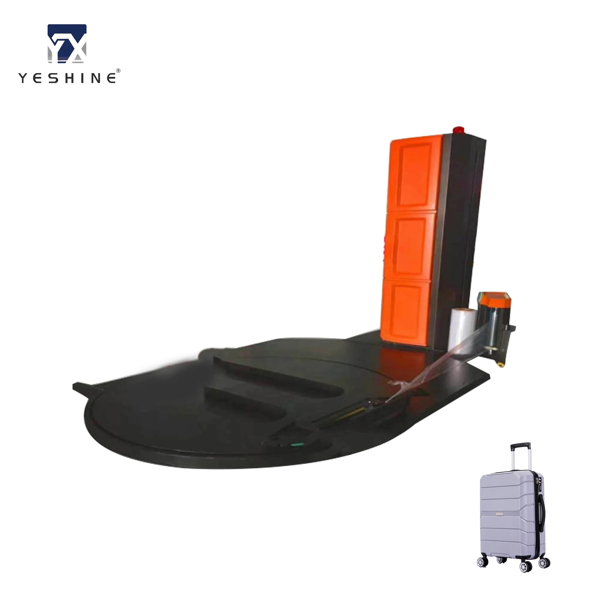 Yeshine Fully Automatic Airport Luggage Wrapping Machine Bag Stretch ...
