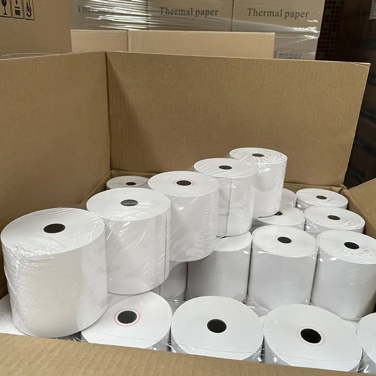 Customizable Bank Cash Register Rolls 80x80mm Thermal Paper - Buy 80mm ...