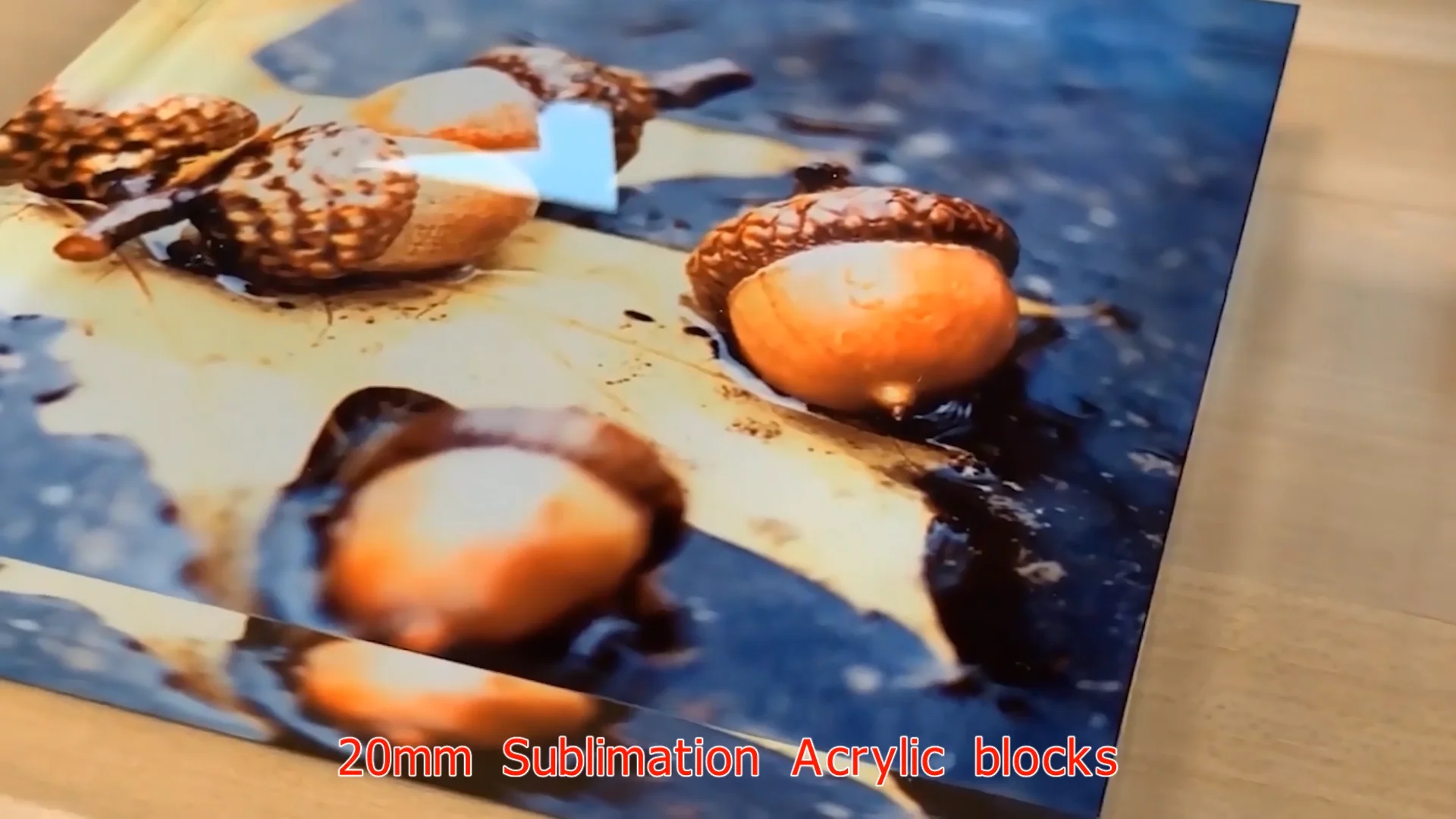 6"x6" 20mm Sublimation Acrylic Sublimation Flat Blocks Polished Smooth ...