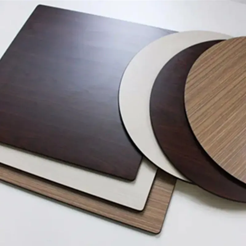 Customizable Metal Legs Dining Tables with Hardwood Top