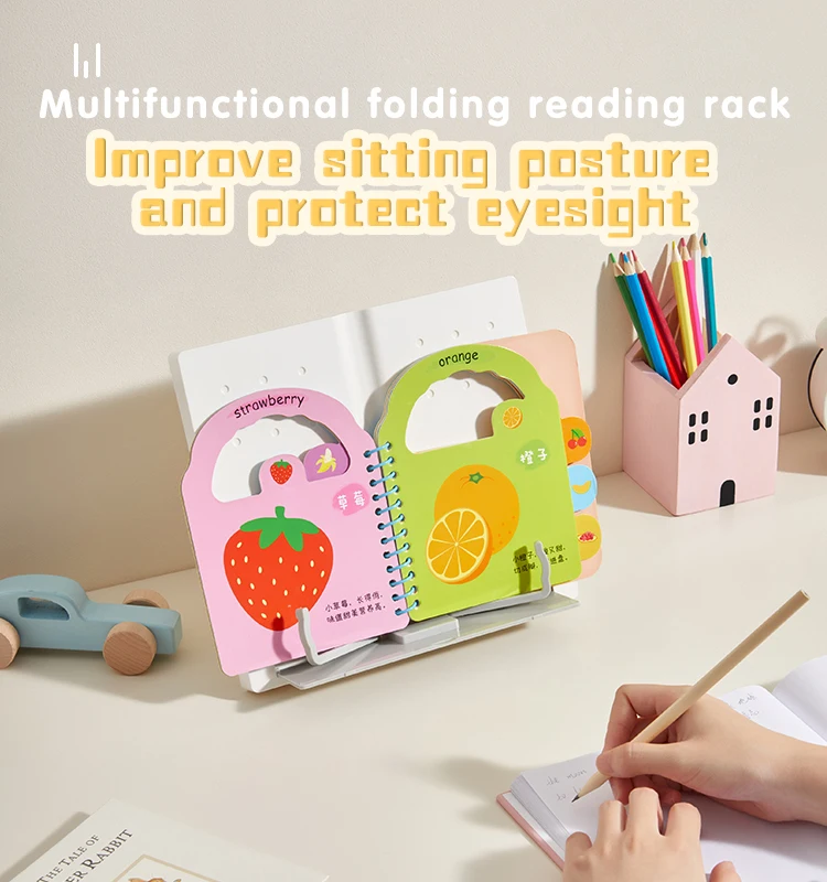 Home Office Table Mini Book Holder Support Customization Foldable Desk ...