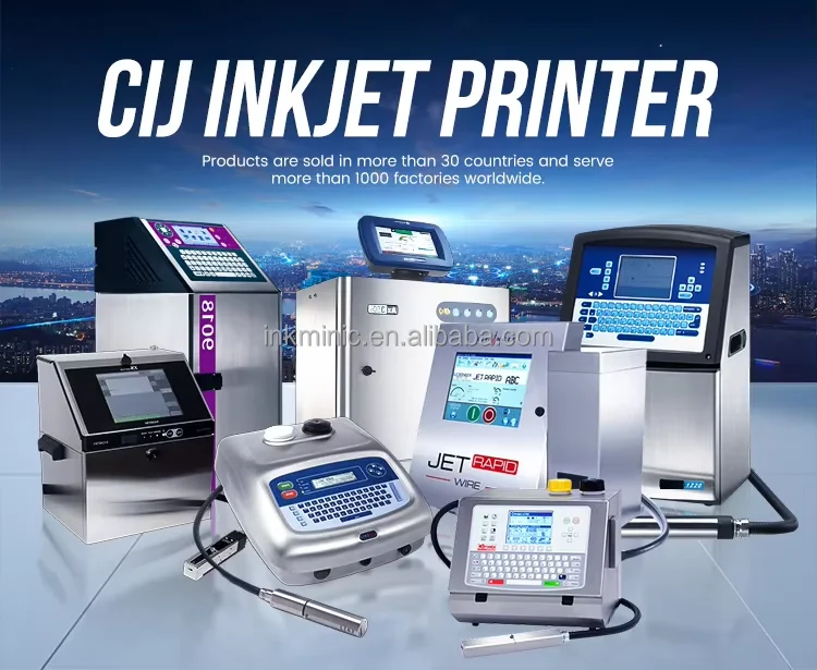 New CIJ Printer Inkjet Encoder 1240 1280 1880 1580 Small Character ...