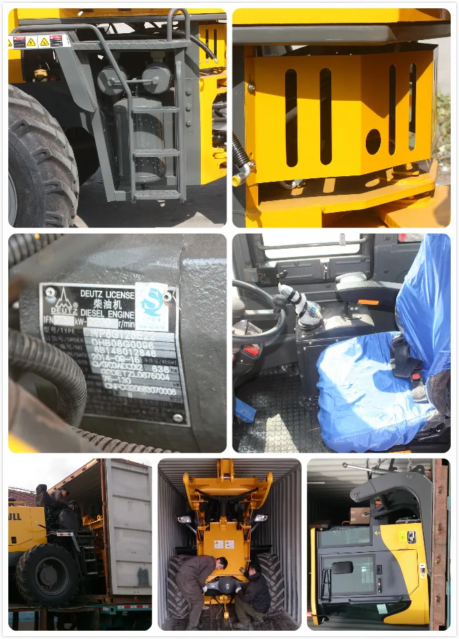 Front End Loader Rock Bucket 3600kg Operation Loading Hzm936 Wheel ...
