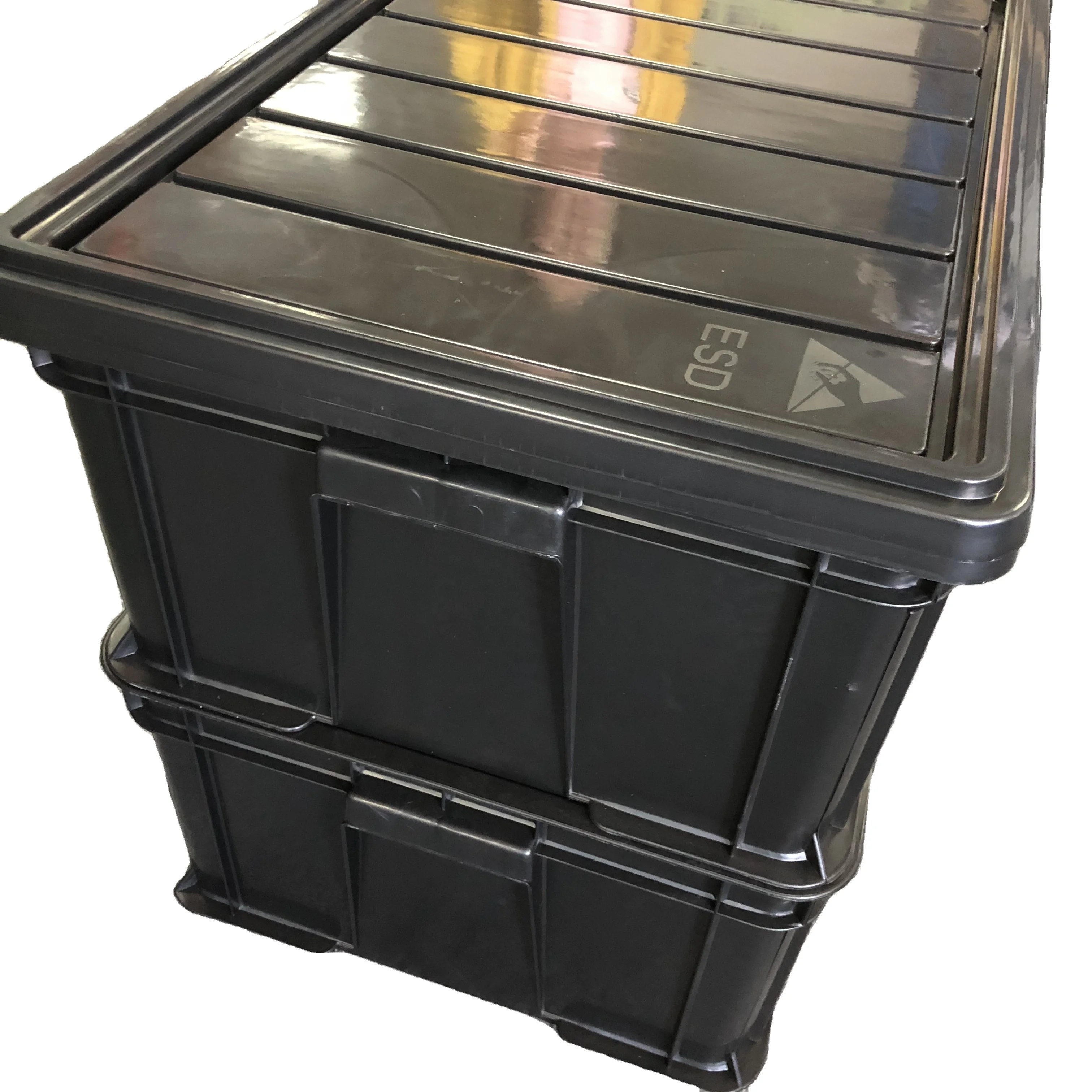ESD Box PCB Circulation Box PP Tote Tool Box Anti Static Protective ...