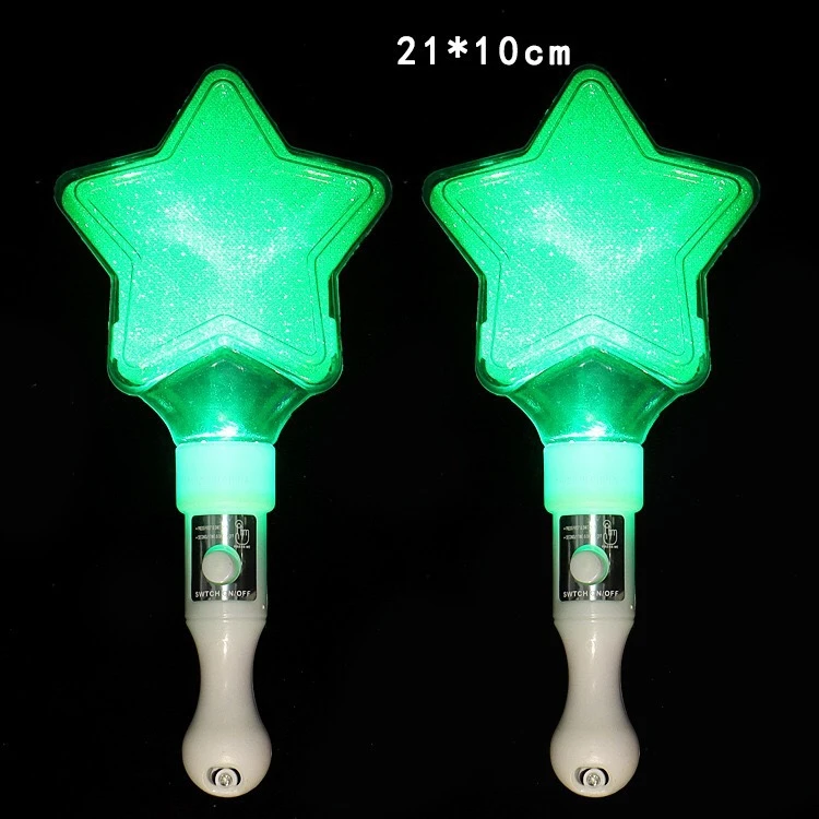 Luminous Stick Concert Led Flashing Pentagram Fluorescent Stick Love ...