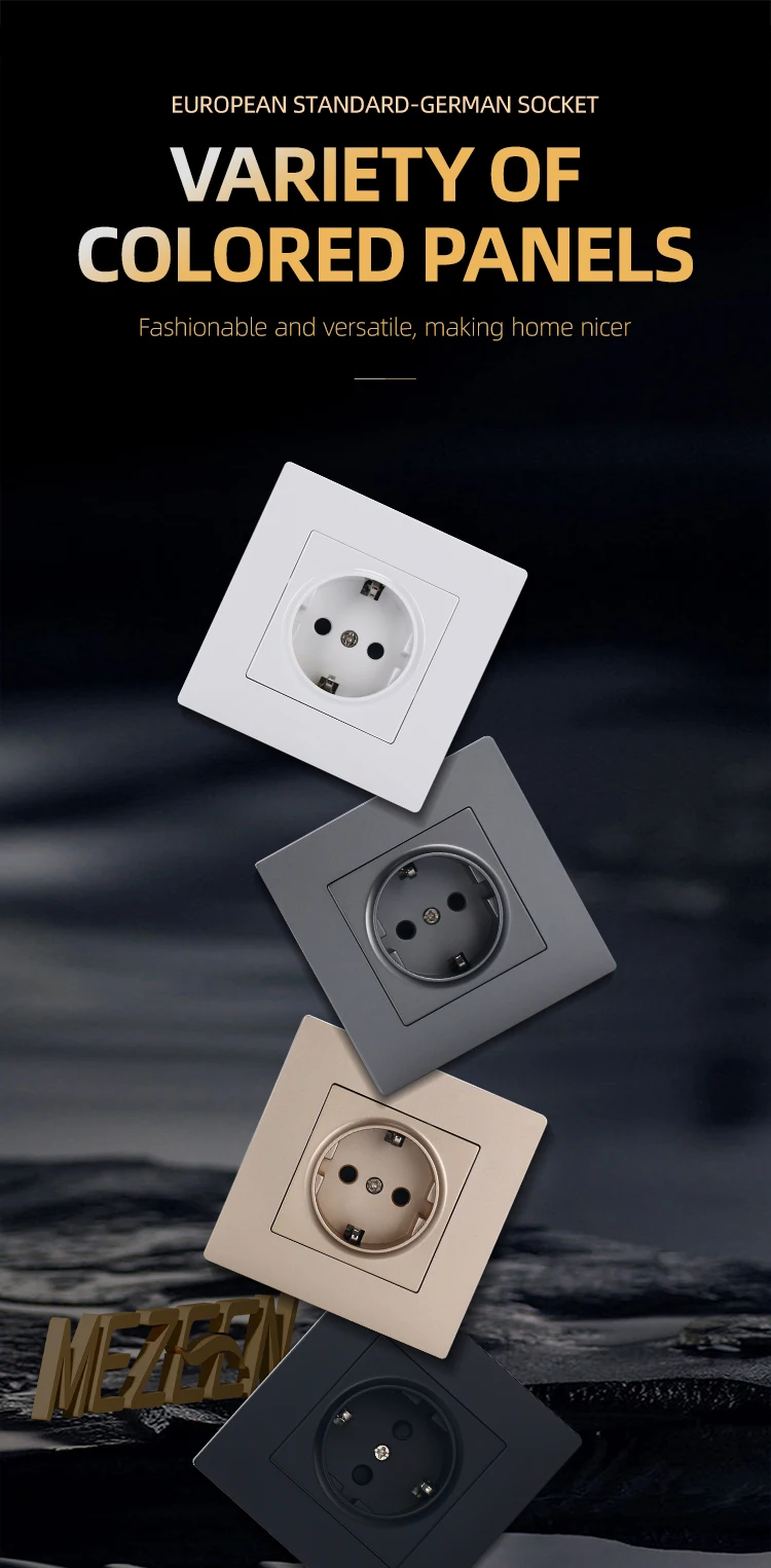 German Standard Electrical Socket 16a 230v Power Socket Oem | Wholesale