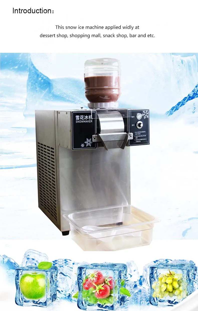 Japanese Shaved Snow Ice Flakes Bingsu Machine Commercial - Buy Bingsu ...