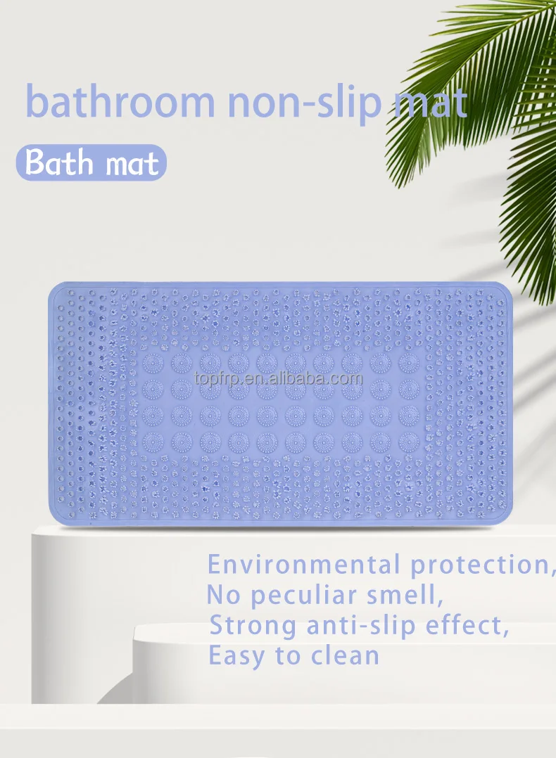 Nom-slip Bathtub Mat Pvc Shower Mat Anti-slip Silicone Shower Mat For ...