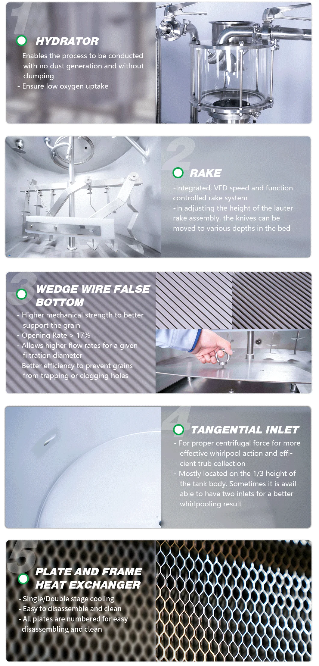 6000L 60HL 50BBL Industrial Large Brew House Automatic Beer Brewery ...