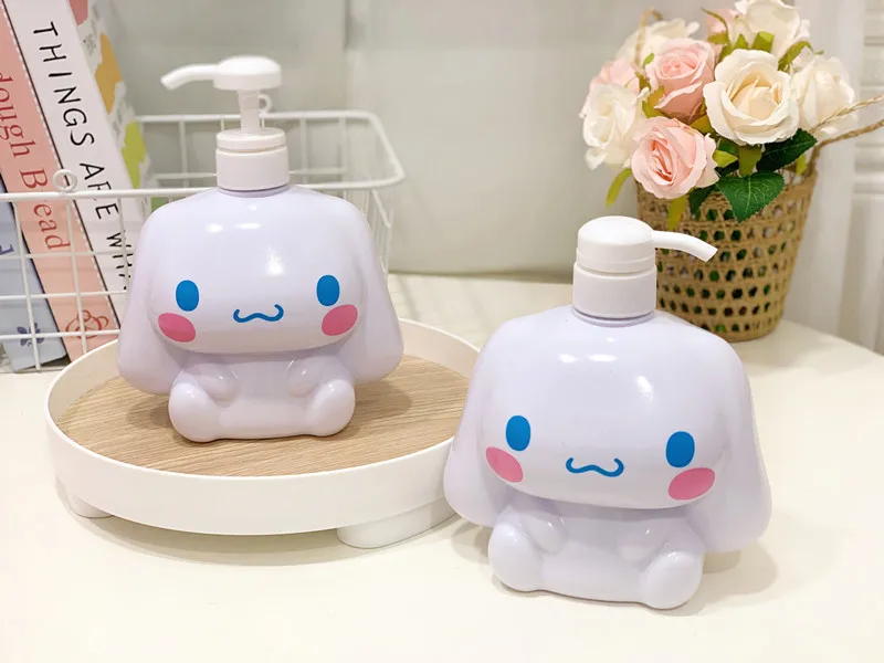 Cartoon Push-Type Lotion Bottle Anime Girly Heart Cute Shampoo Body ...
