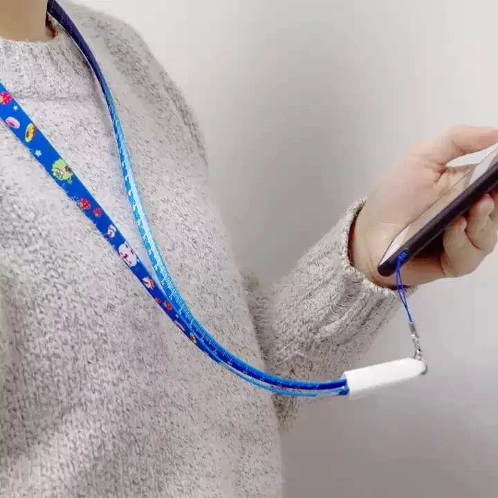 New Technology Custom Logo Cooperate Gifts USB Charging Lanyard Neck ...